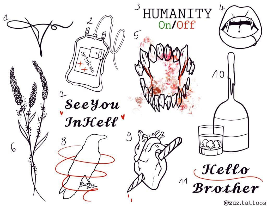 Netflix inspired designs by Zuzanna | Rock'n'Roll Tattoo Online Store
